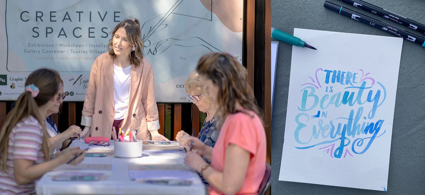 Modern calligraphy workshop at Toukley Library | Central Coast Council